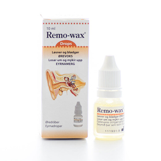 Remo-wax øredråber u/sprøjte - dinApoteker.dk