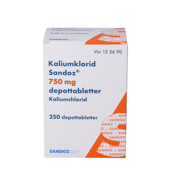 Kaliumklorid "Sandoz" 750 mg - dinApoteker.dk