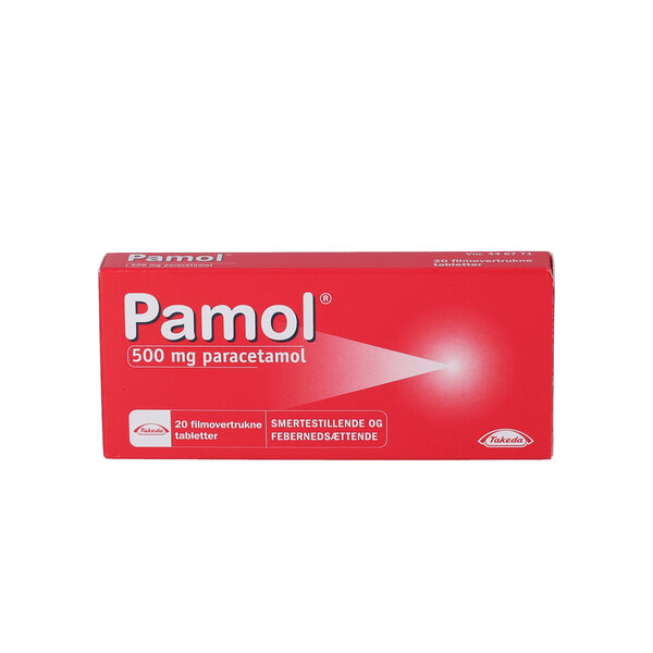 Pamol mod smerter 500 mg 20 stk | Køb på DinApoteker.dk
